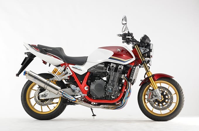 r's gear （アールスギア） CB1300SF/SB('21～)[8BL]Final Anniversaryモデル ワイバンクラシックR シングル Sタイプ チタンポリッシュ MH48 ...